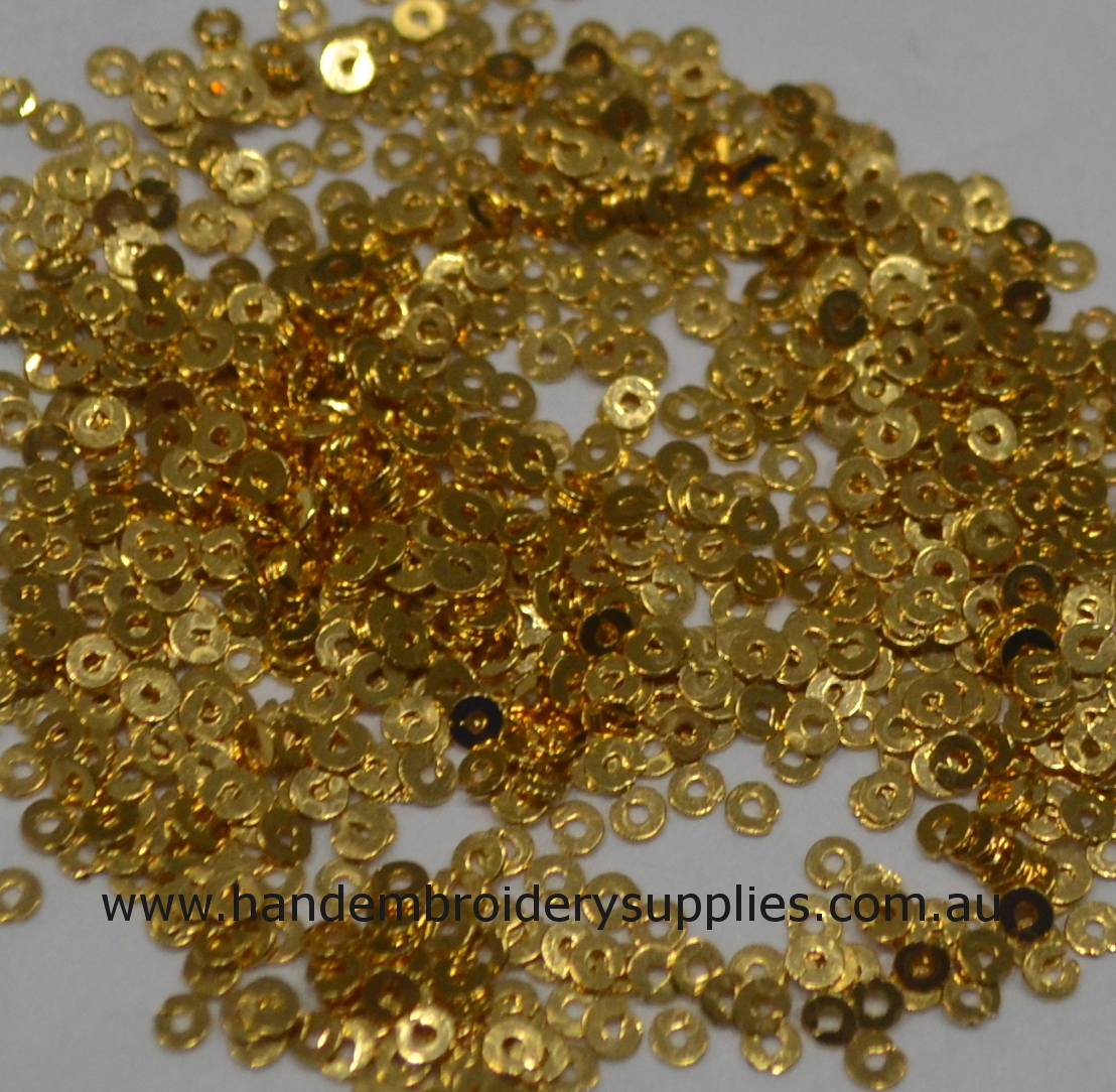 Benton & Johnson Spangles F3 Gilt (2mm)