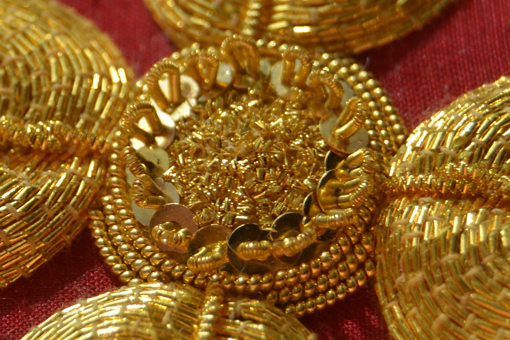 The Art of The Needle Goldwork 'Four Leaves' Embroidery Kit