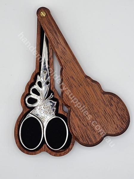 Jean Marie Roulot Scissors - Silver Butterfly